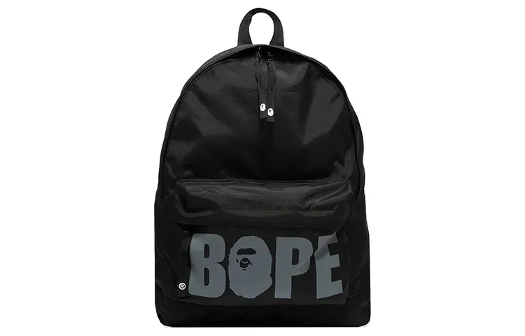 A BATHING APE Backpack Black - POIZON