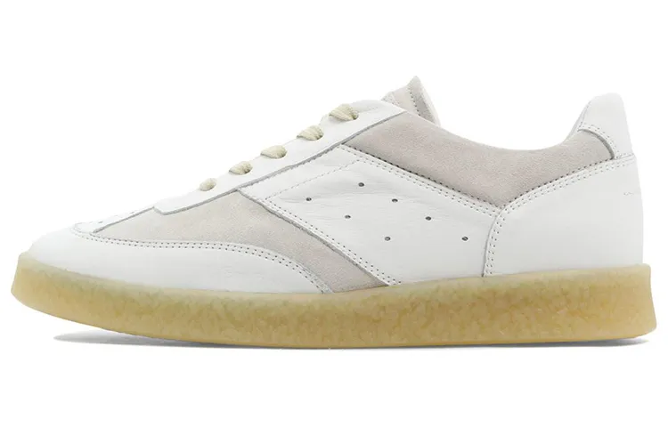MM6 Maison Margiela Panelled Lace-Up Sneakers - POIZON MM6 Maison Margiela Panelled Lace-Up Sneakers - POIZON