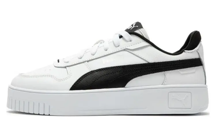PUMA Carina Street Board Shoes White/Black - POIZON