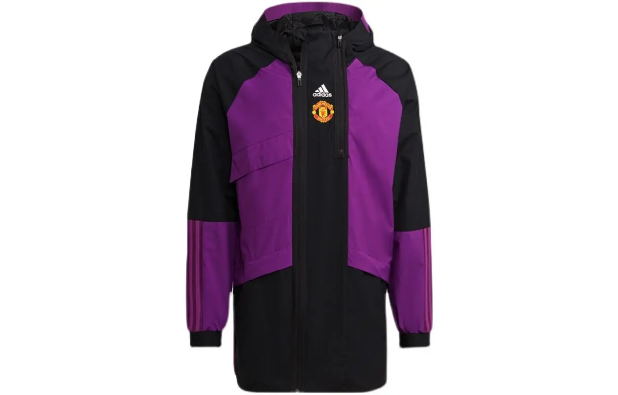 adidas MANCHESTER UNITED THEATRE OF DREAMS Jacket Men Purple XXL