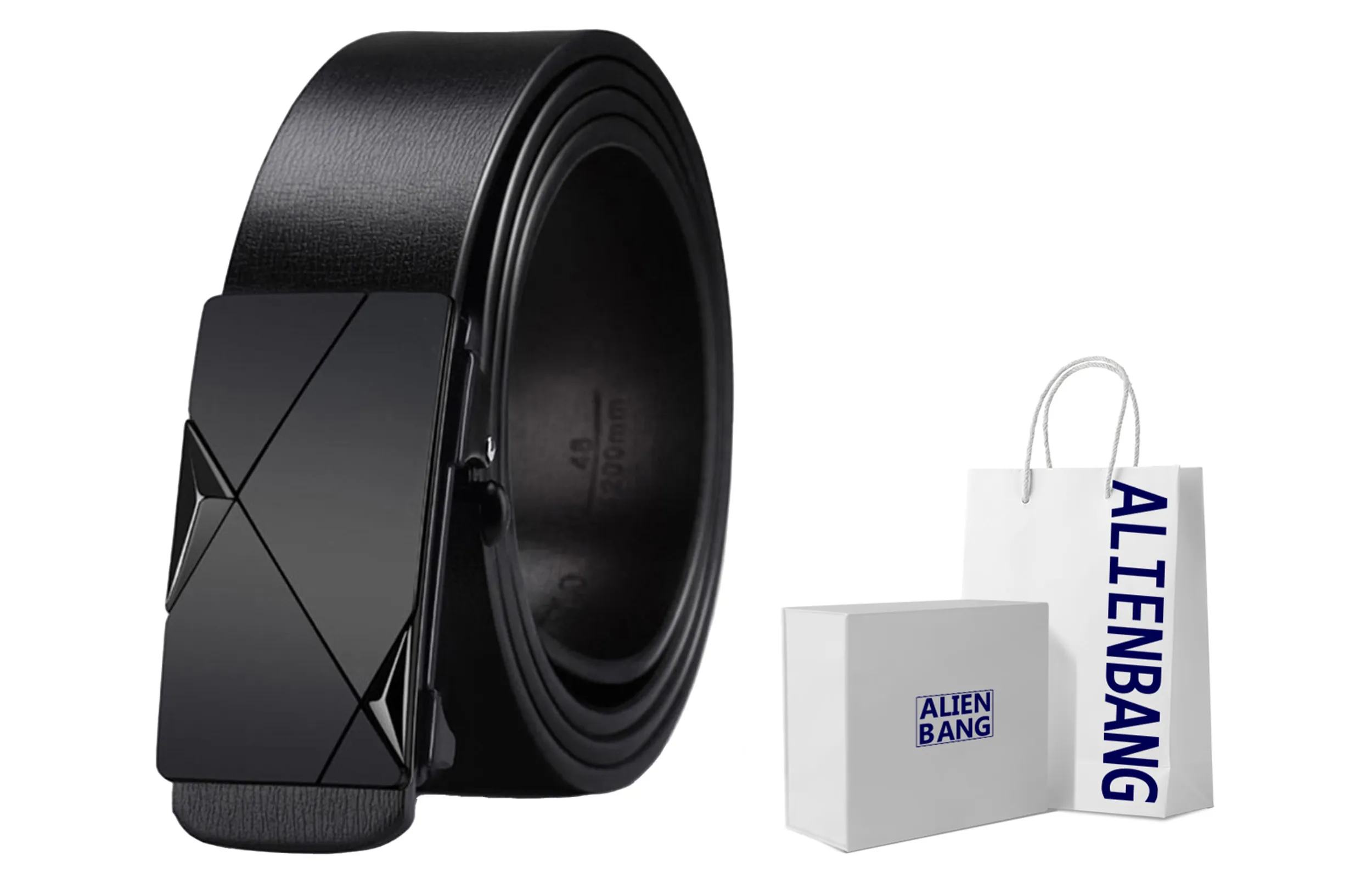 ALIEN BANG Leather Belts Men - POIZON