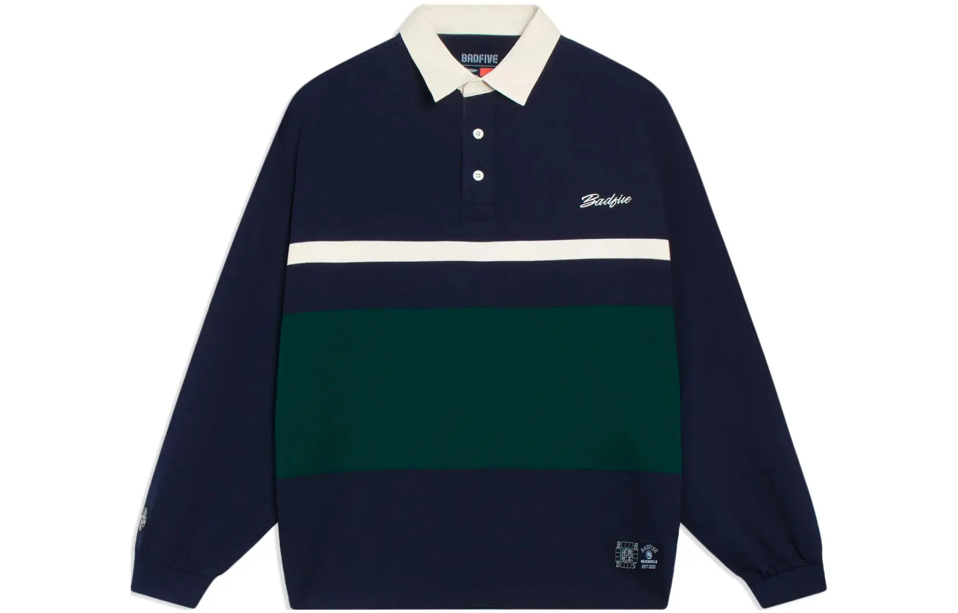 LINING Badfive Polo Shirts Men Deep Enigmatic Blue, Verdant Green - POIZON