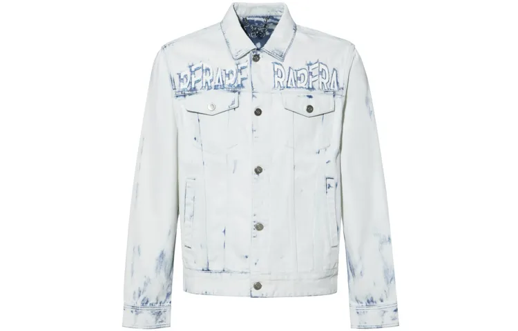 RARE Denim Jacket Men Blue - POIZON