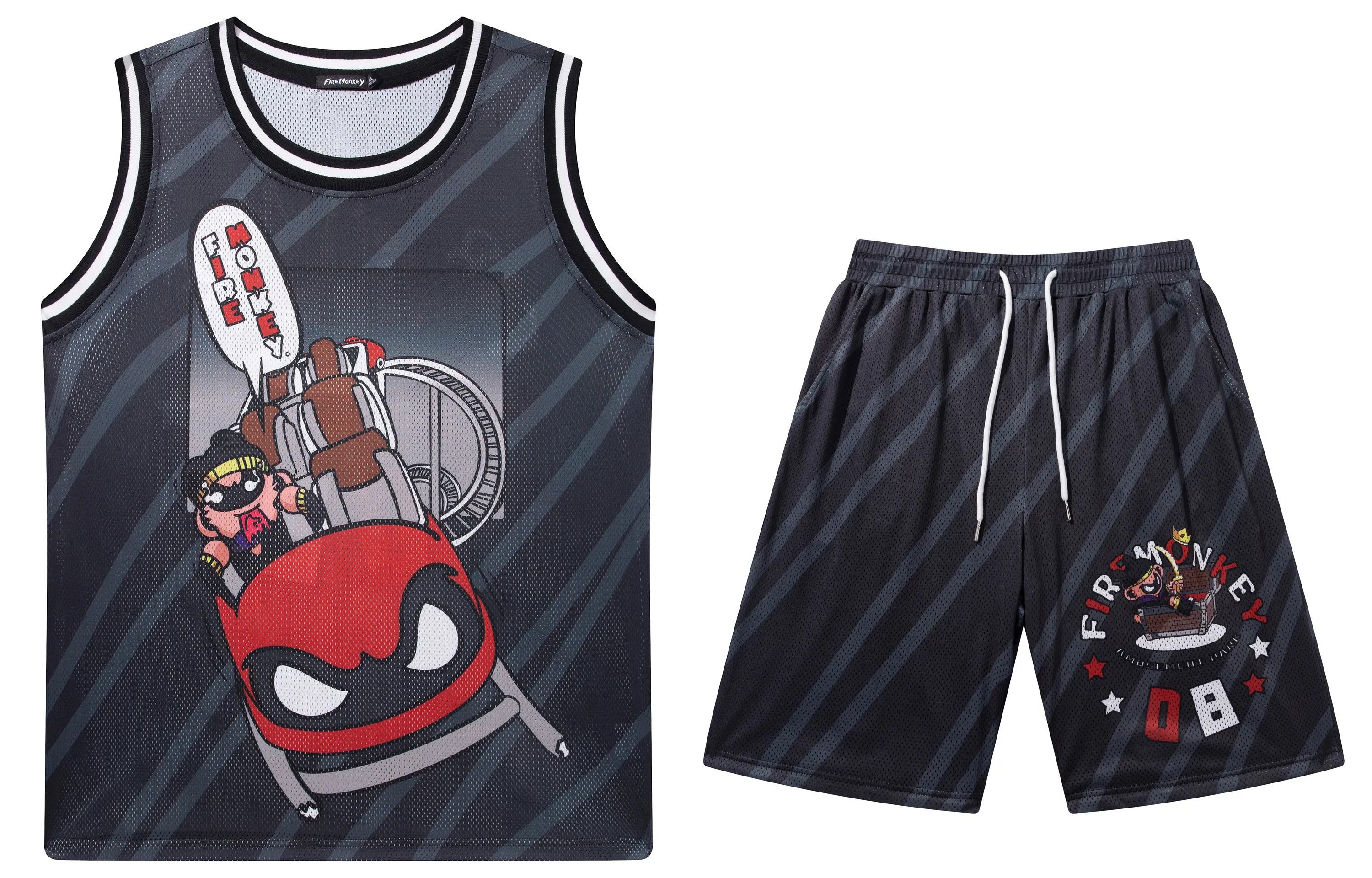 FireMonkey Basketball Suit Unisex - POIZON