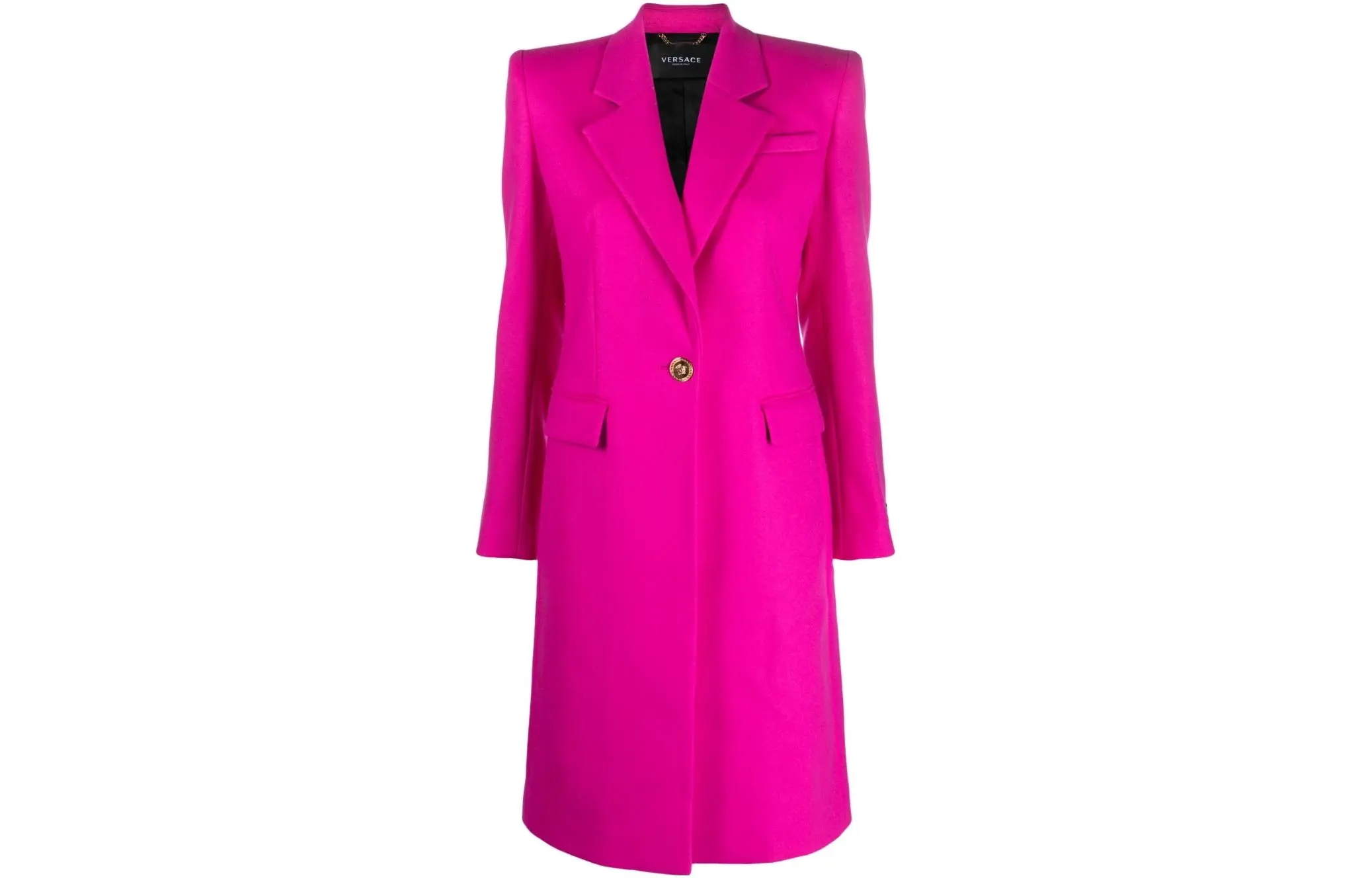 VERSACE Coats Women's Dragon Fruit Red - POIZON