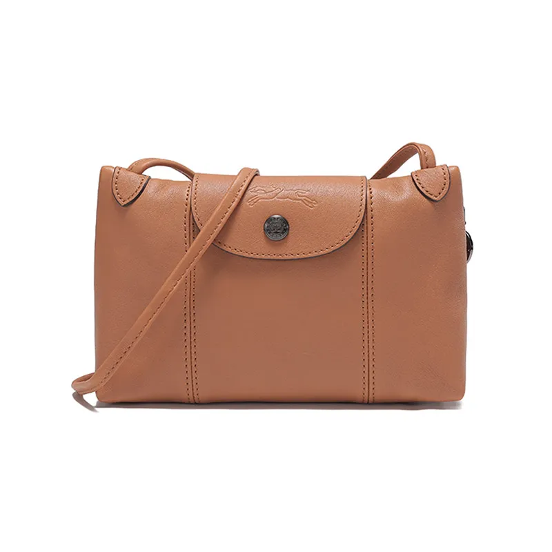 LONGCHAMP Women's Le Pliage Cuir Crossbody Bag - POIZON