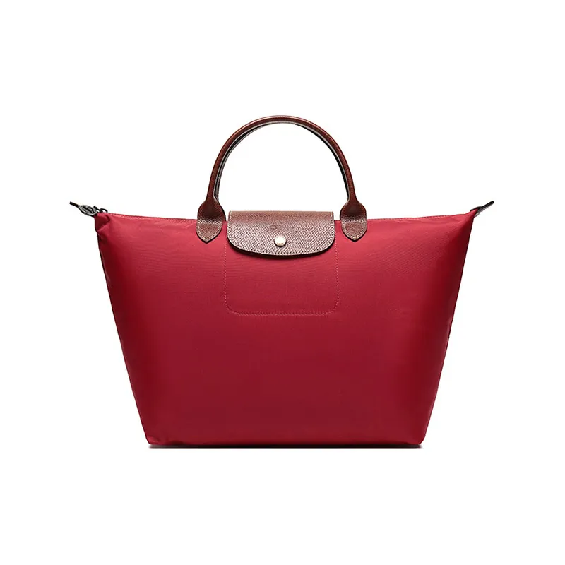 LONGCHAMP Female Le Pliage Hand Bag Medium Satchels Red - POIZON