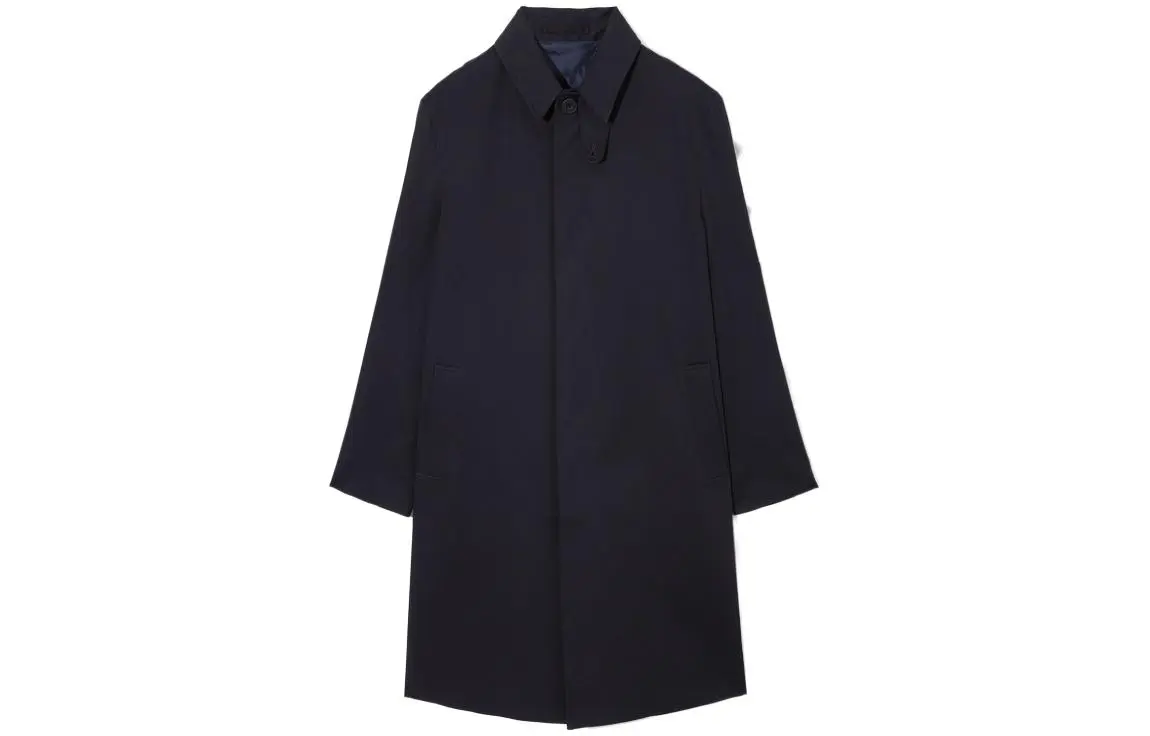 COS Coats Men Navy Blue - POIZON