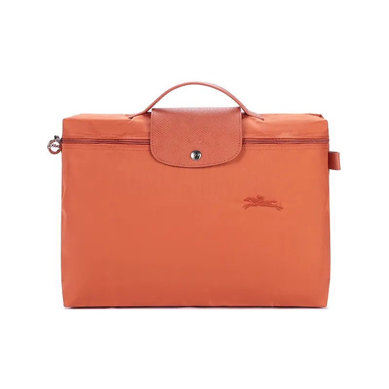 LONGCHAMP Le Pliage Green Briefcases Orange Red - POIZON