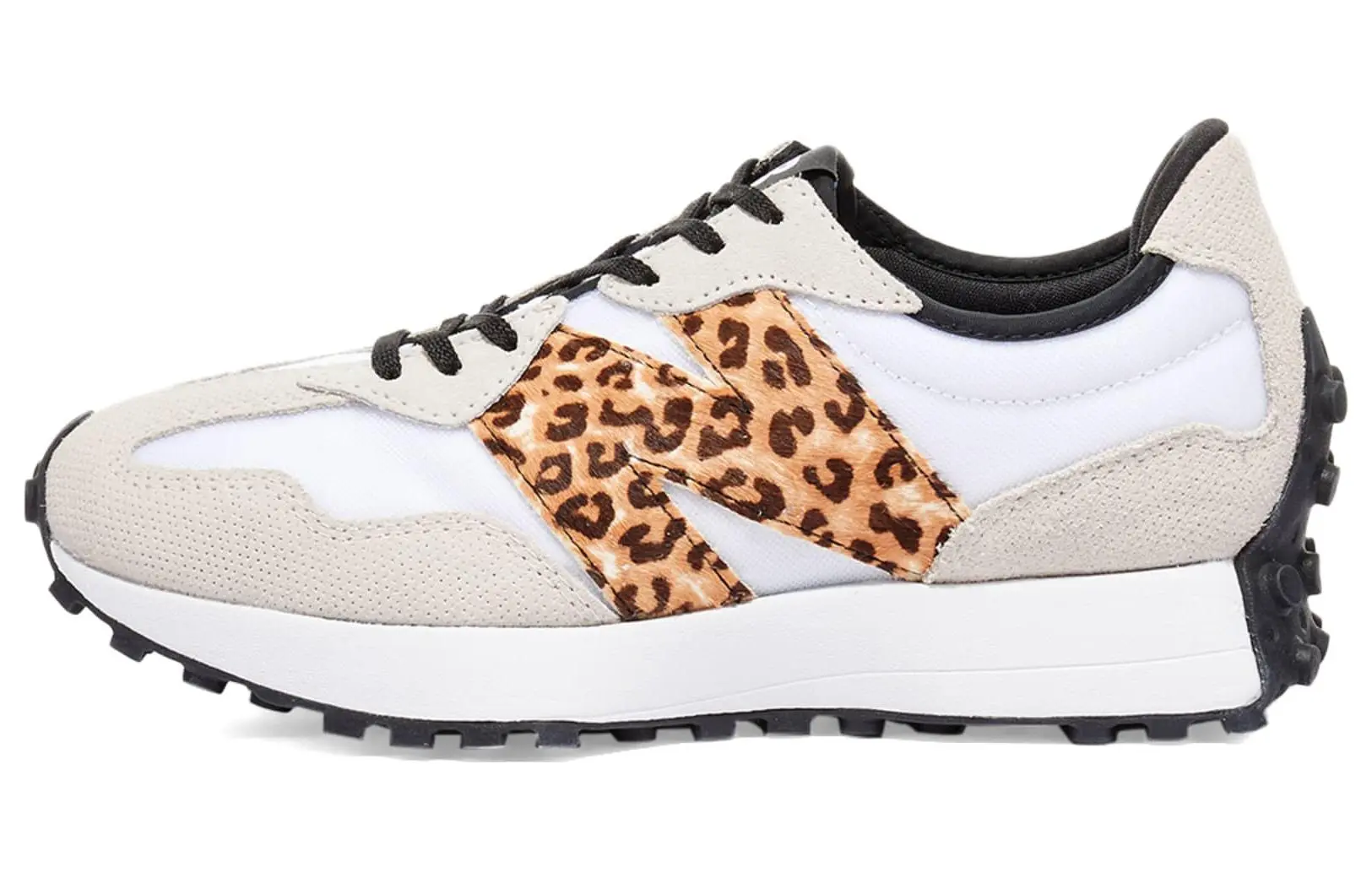 New Balance 327 White Leopard Women's - POIZON