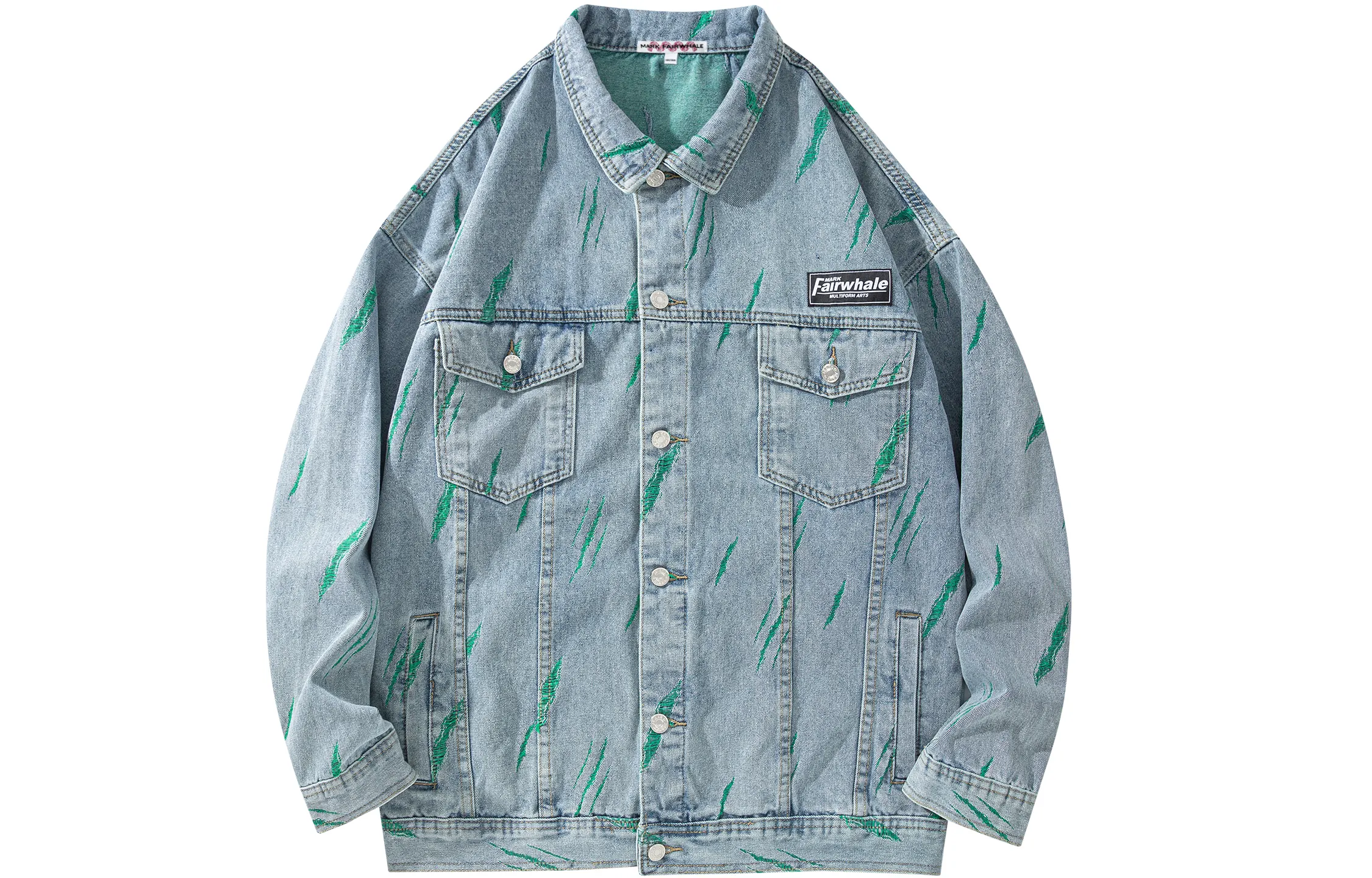 FAIRWHALE Unisex Denim Jacket - POIZON