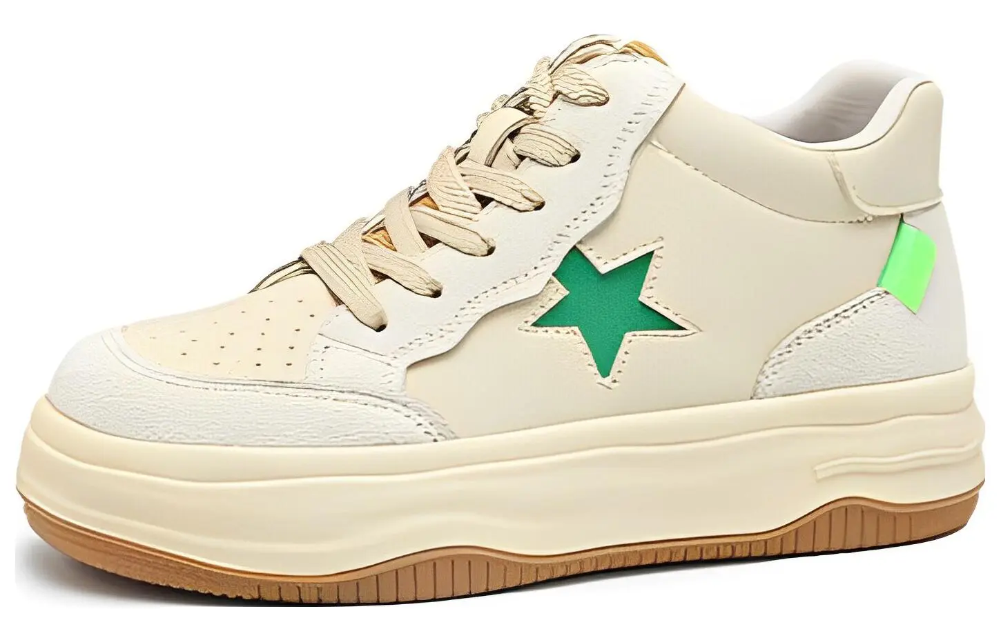 EXULL Q Casual Shoes Women's Low-Top Green EU 35 - POIZON