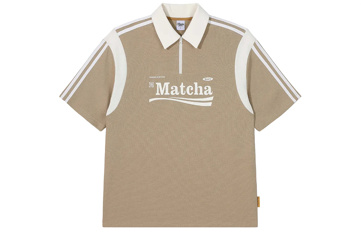 MATCHA STORY Unisex Polo Shirt - POIZON