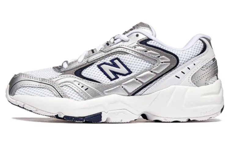 New Balance 452 White Black - POIZON