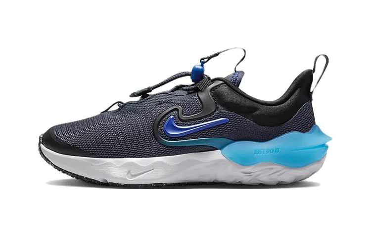 Nike Run Flow GS 'Thunder Blue Lightning' - POIZON