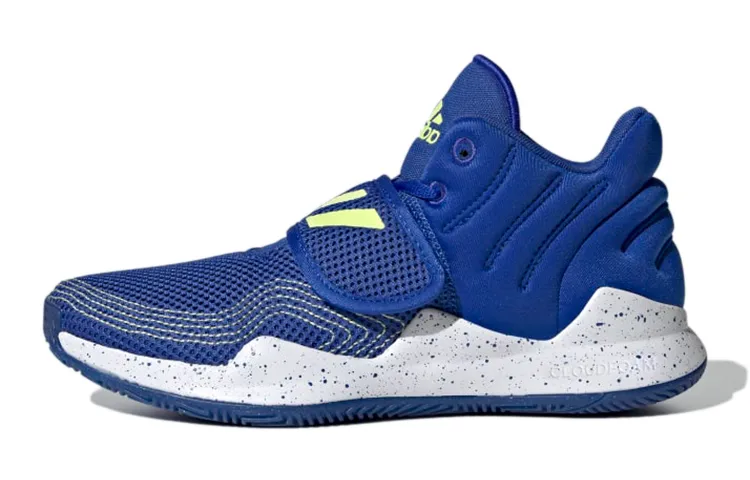 adidas Deep Threat Kids Basketball Shoes GS Low-top Blue - POIZON
