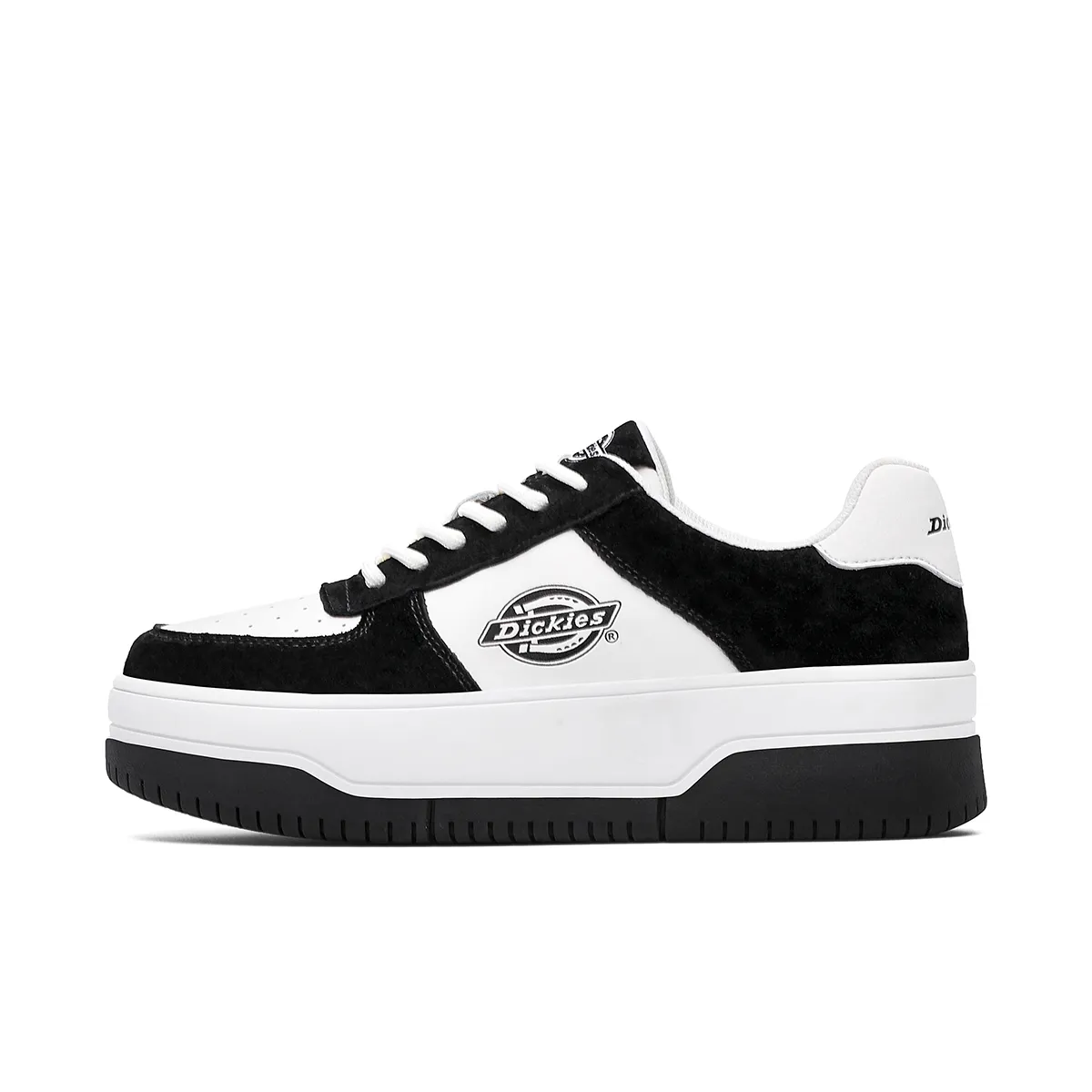 Dickies Skateboard Shoes Women's Low-Top Black White - POIZON