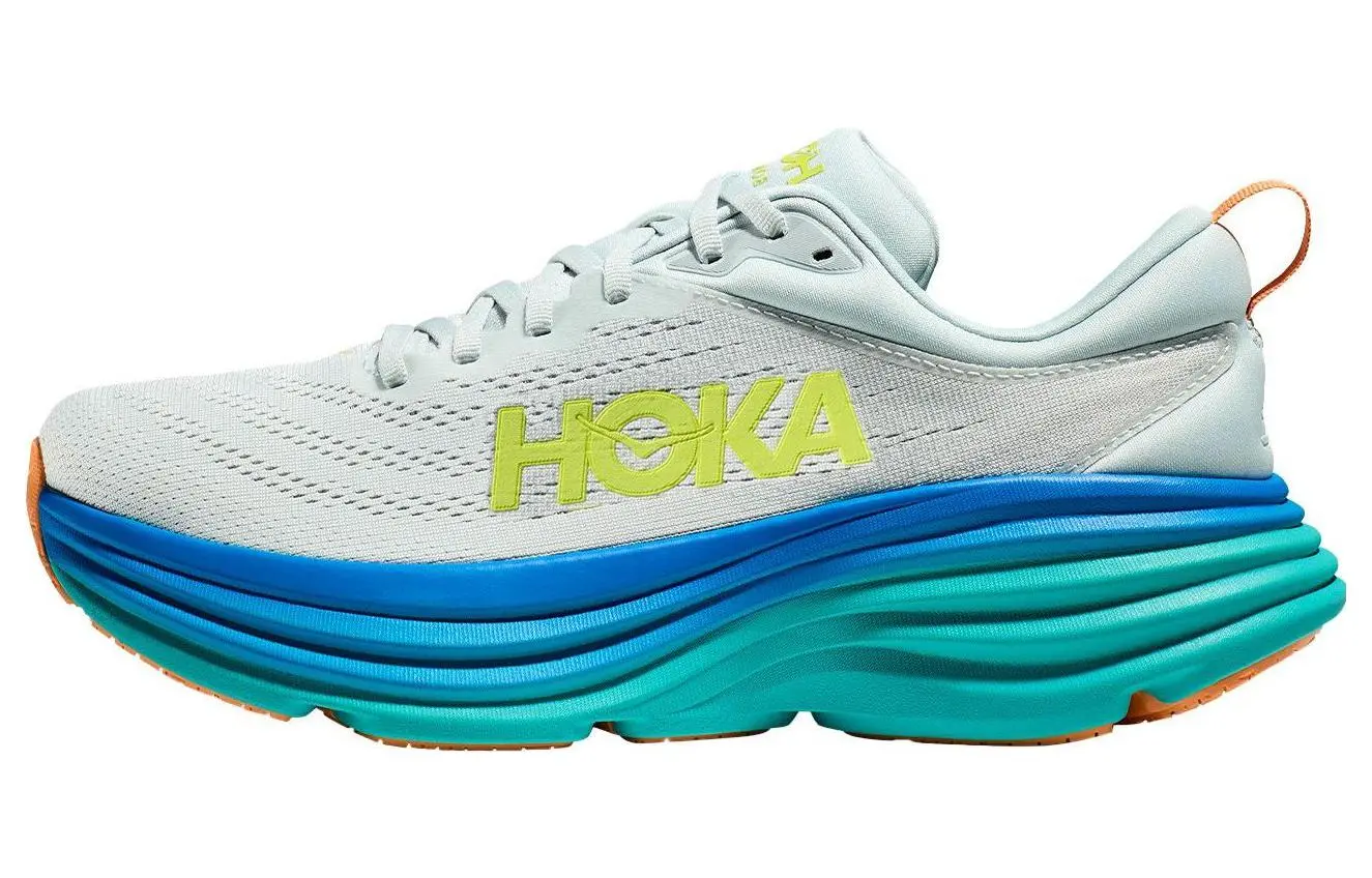 HOKA ONE ONE Bondi 8 Ice Flow Bit Of Blue - POIZON