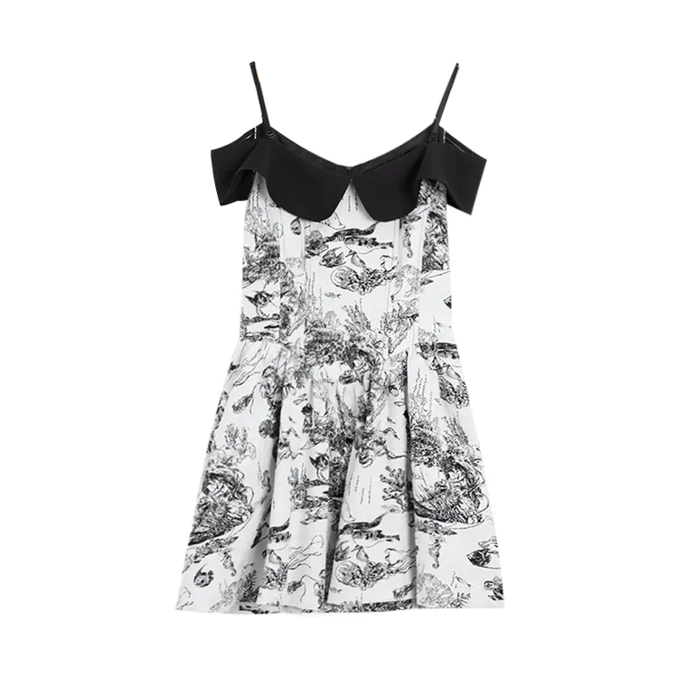 SETIROM Slip Dresses Women's Multicolor - POIZON