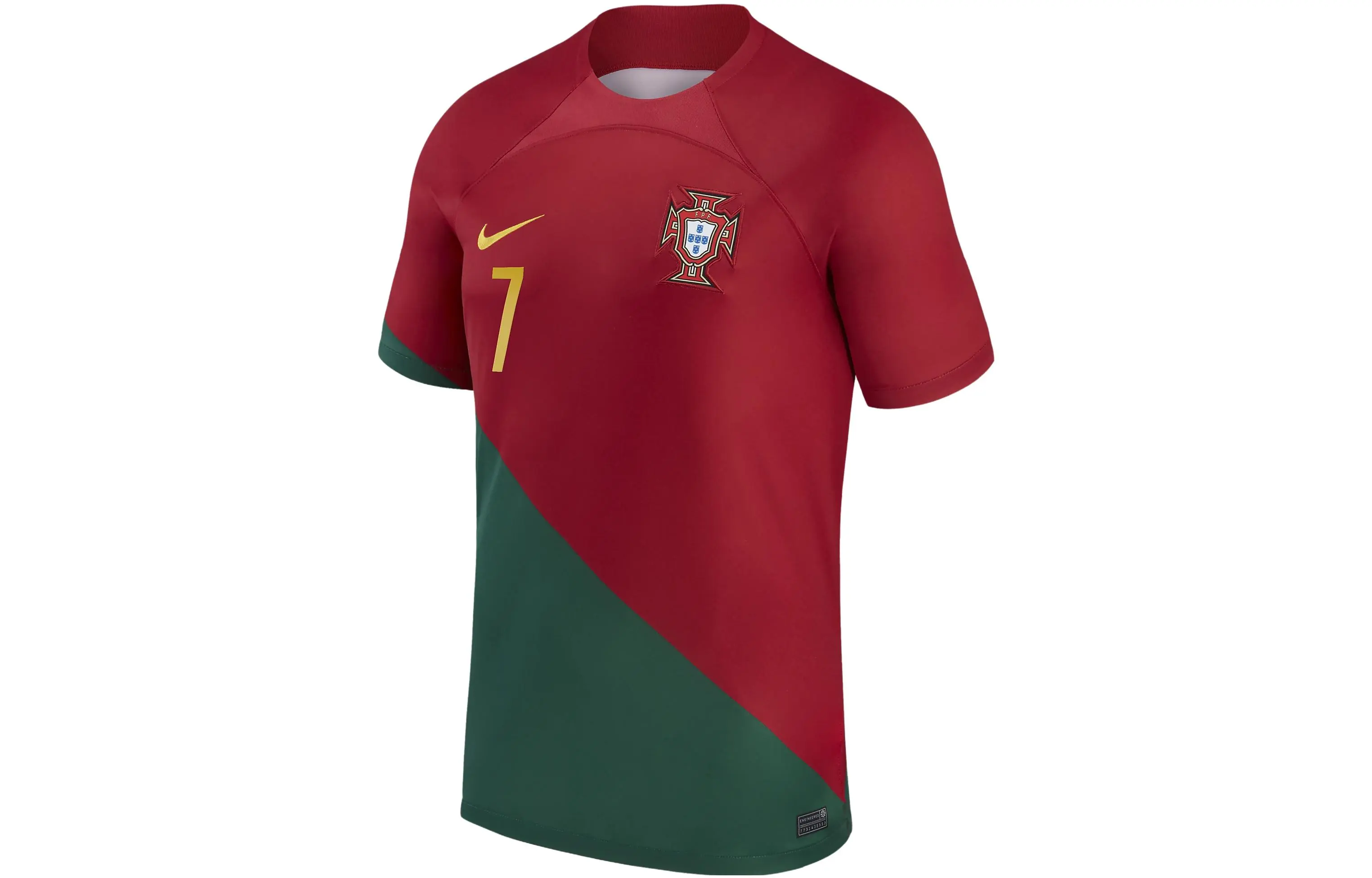 Nike Portugal National Team 2022/23 Stadium Home Cristiano Ronaldo Men's Nike Dri-FIT Soccer ...