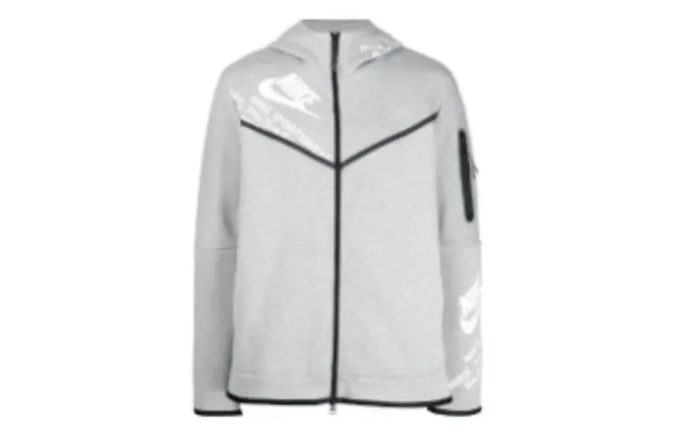 Nike Sportswear Tech Fleece Graphic Full-Zip Hoodie - POIZON