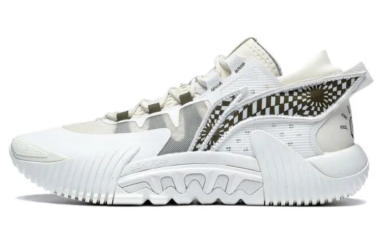 LINING Badfive 2 Low Basketball Shoes Men Low-Top White US M 13 - POIZON