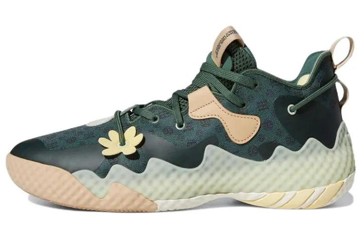 adidas Harden Vol. 6 Green Oxide Monogram - POIZON