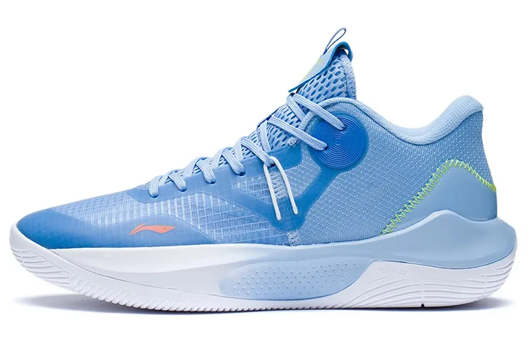 LINING SONIC Team LOW Basketball Shoes Men Low-top Aurora Blue - POIZON