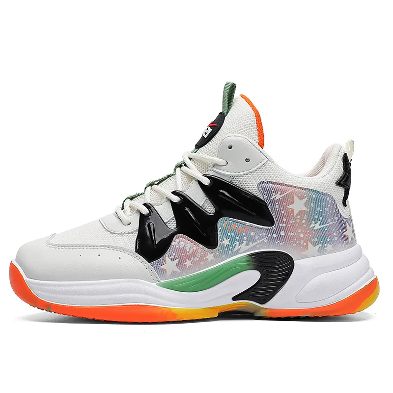 DOUBLE STAR 88 Basketball Shoes Men Mid-top White - POIZON