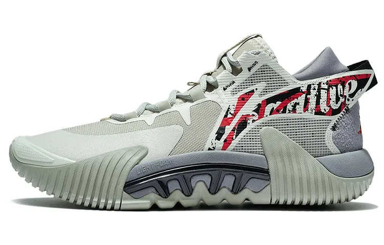 LINING Badfive 2 Low Basketball Shoes Men Low-top Yellow-grey/pearly ...