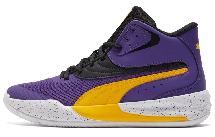 Puma Triple Mid Splatter 'Prism Violet Spectra Yellow' US M 11 - POIZON