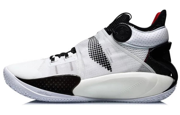 LINING Sonic IX CJ McCollum Men's Premium Shoes - White/Black - POIZON