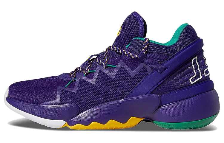 adidas DON Issue 2 Purple Gold - POIZON