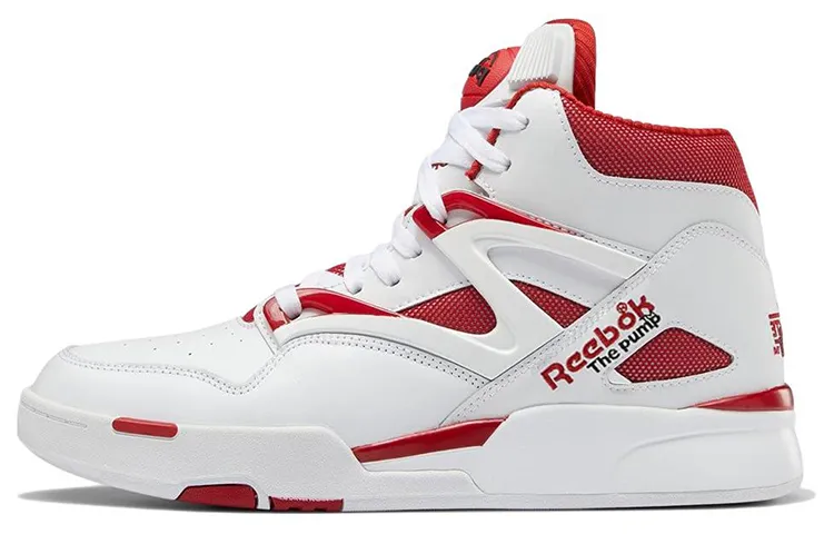 Reebok Pump Omni Zone II White Vector Red - POIZON