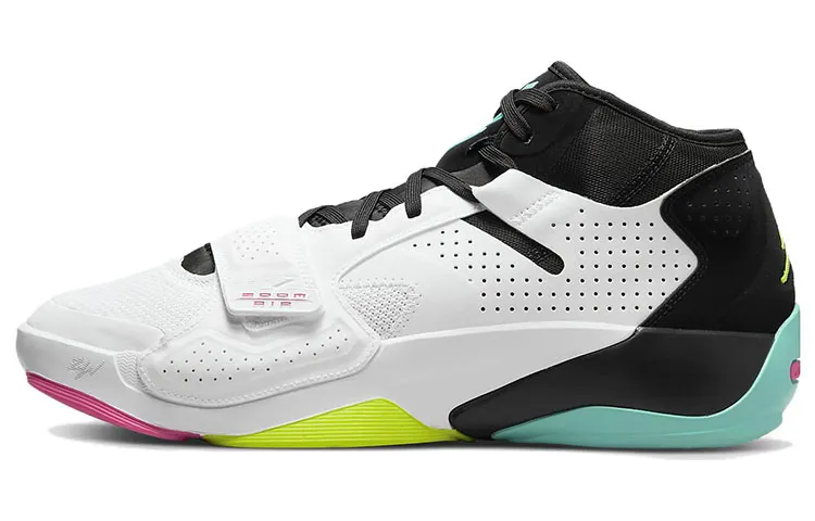 Male Jordan Zion 2 Basketball shoes White/Black - POIZON