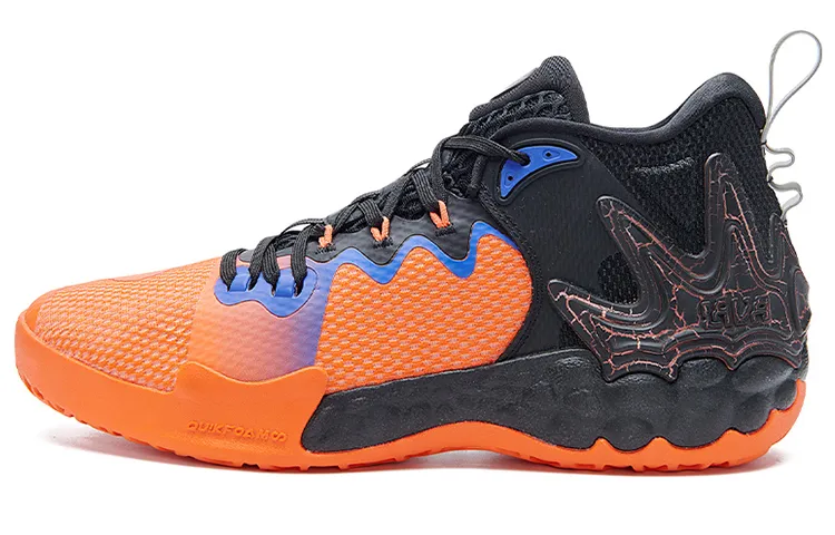 361° LAVA Basketball Shoes Black/Yellow - POIZON