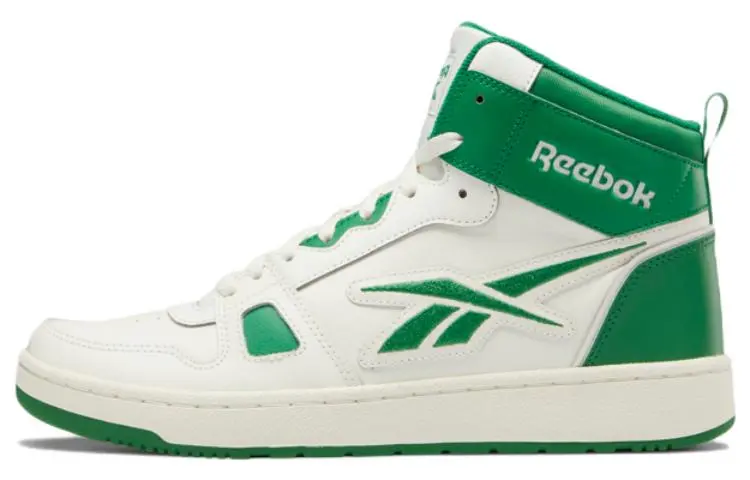 Reebok Resonator Vintage Basketball Shoes Unisex Mid-top White/green ...