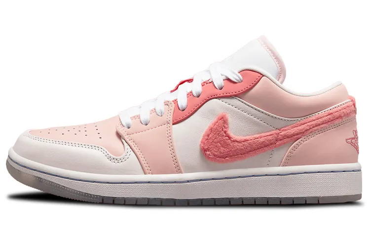 Jordan 1 Low SE Mighty Swooshers Pink Women's - POIZON