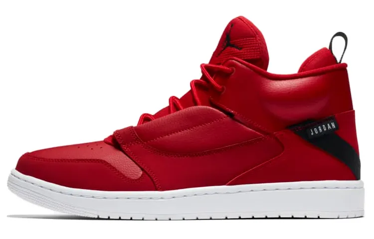 Jordan Vintage Basketball Shoes Male Air Jordan Fadeaway Gym Red/Black ...