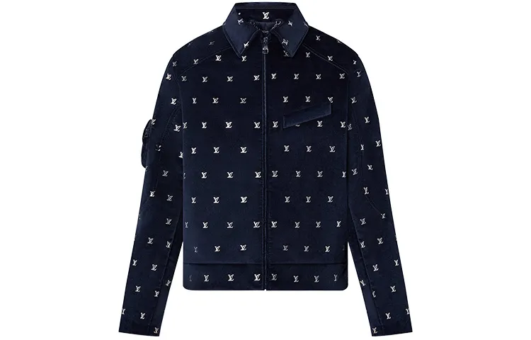 LOUIS VUITTON Jackets Men Navy Blue - POIZON