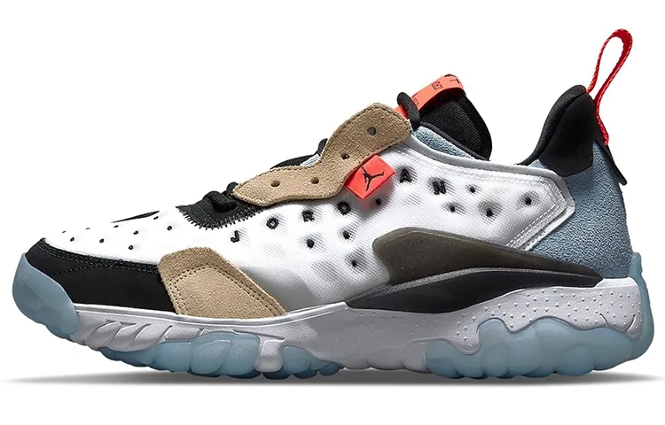 Jordan Delta 2 White Black Tan Infrared - POIZON