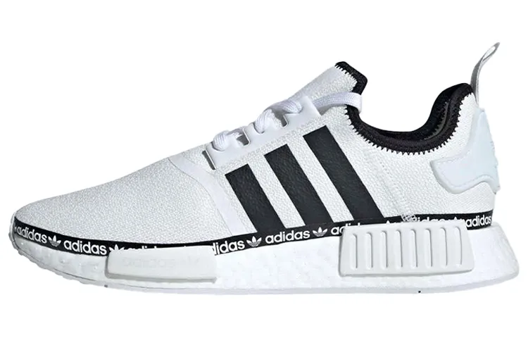 Adidas NMD R1 Cloud White Logo Strip - POIZON