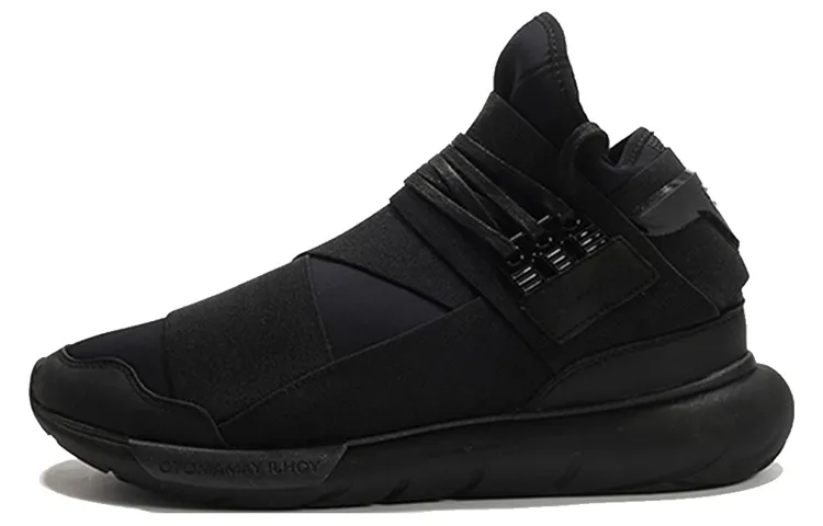 Y-3 Qasa Lifestyle Shoes Men High-top Black - POIZON