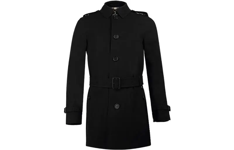 Burberry Trench Coats Men Black - POIZON
