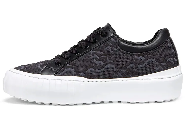 FENDI Women's Force Platform 'Black Calligraphy' - POIZON