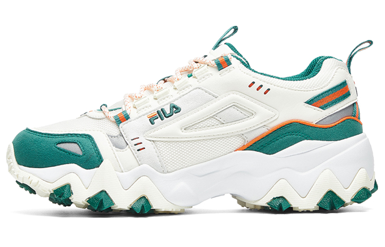 FILA Oakmont Low To Running Shoes White Green Women s POIZON