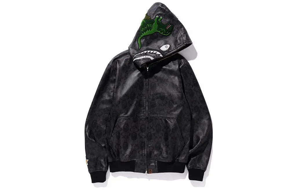 Coach X a BATHING APE BAPE X COACH Jackets Men Black - POIZON