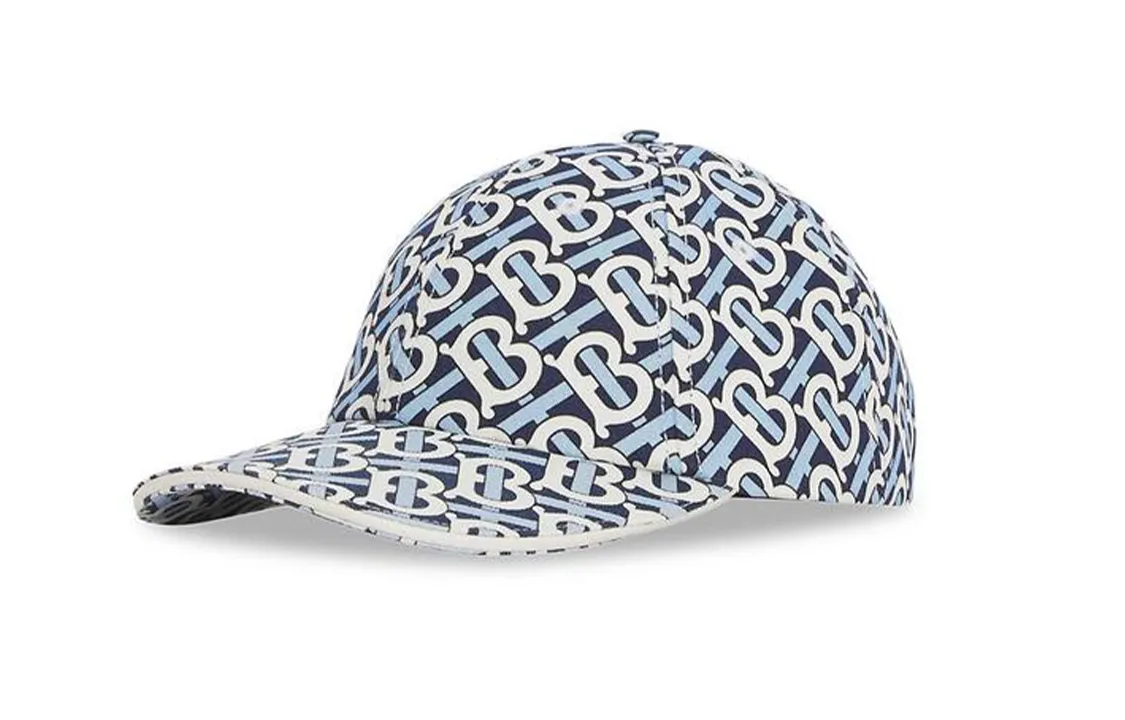 Burberry Unisex Caps Blue - POIZON