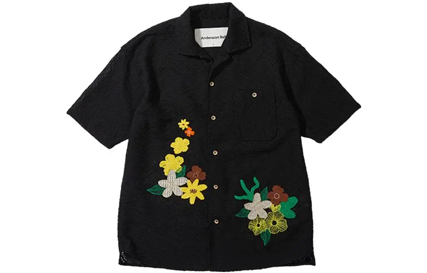 ANDERSSON BELL Shirts Unisex Black - POIZON