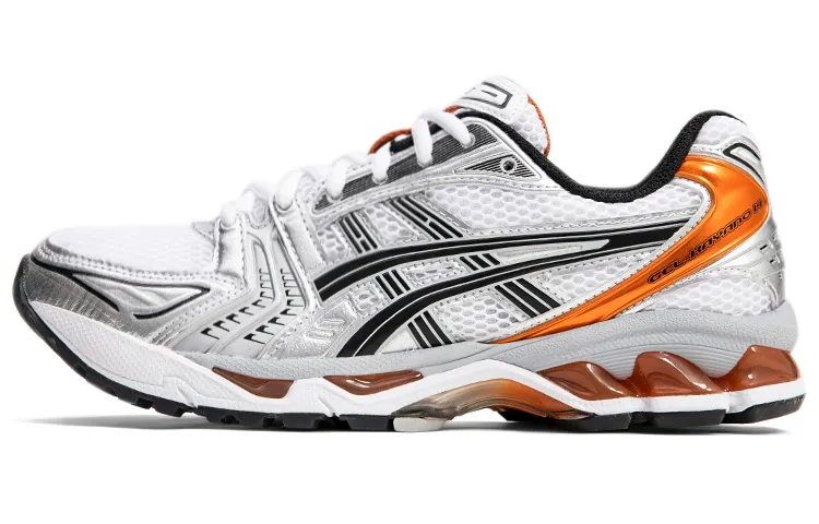 Asics Gel-Kayano 14 White Piquant Orange - POIZON